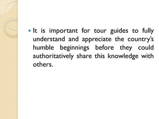 Evolution of tour guiding | PDF