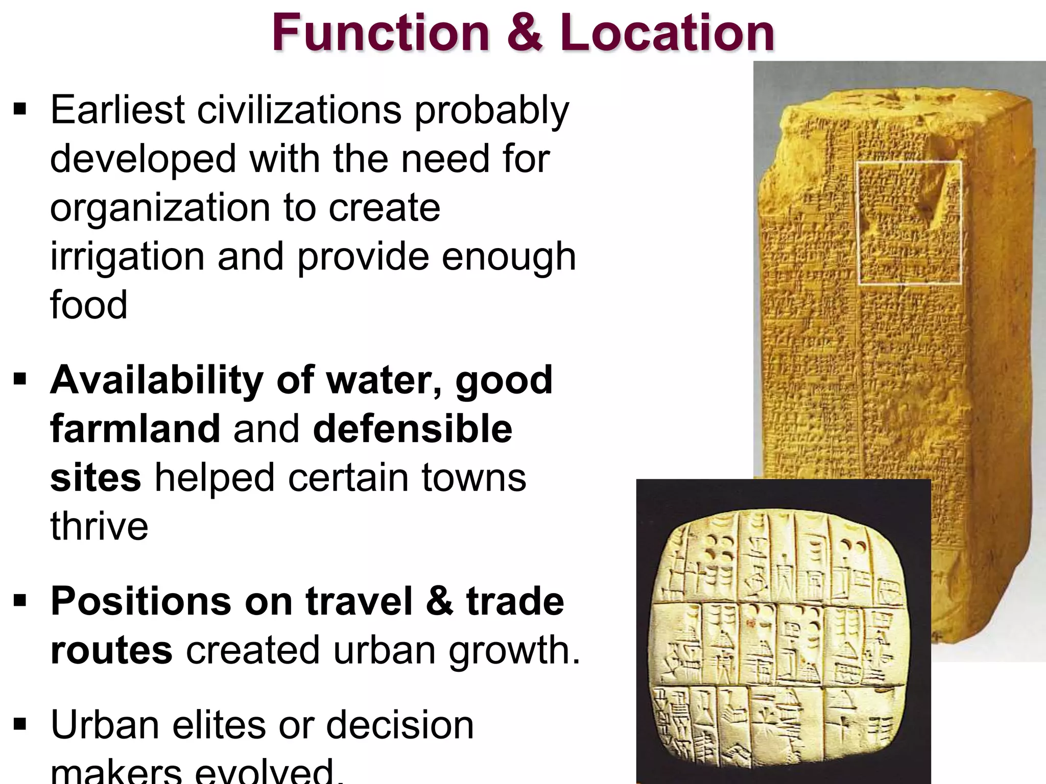 Evolution of Town, Cities and Urban: World Perspective | PPSX