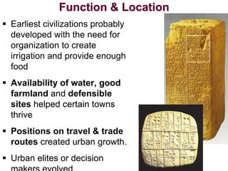 Evolution of Town, Cities and Urban: World Perspective | PPSX