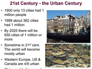 Evolution of Town, Cities and Urban: World Perspective | PPSX