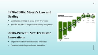 Evolution of Transistors & it's recent application in computer .pptx