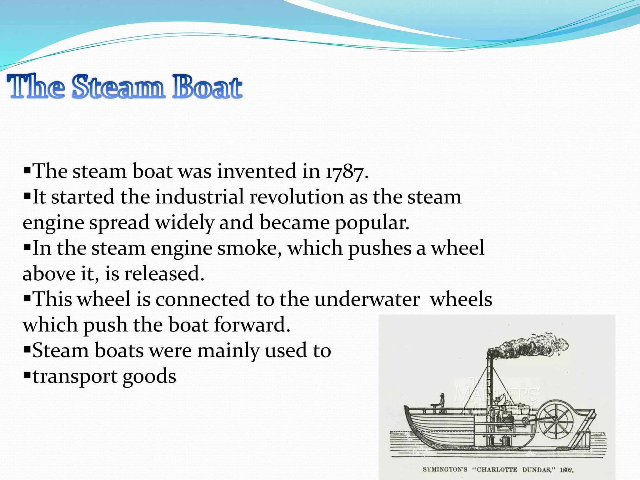 Evolution of transportation | PPTX