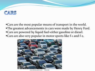 Evolution of transportation | PPTX