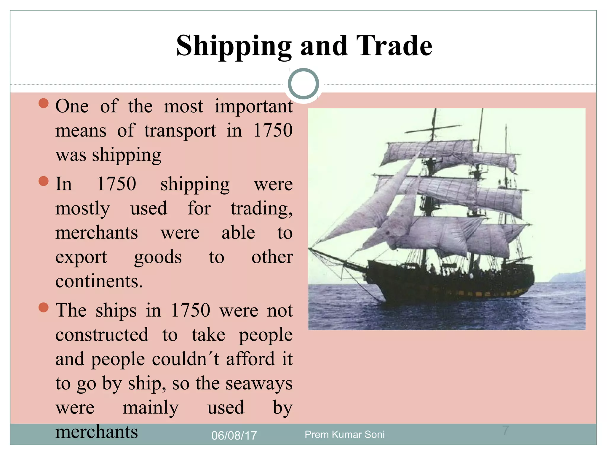 Evolution of transportation | PPT