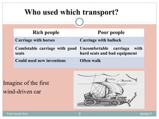 Evolution of transportation | PPT