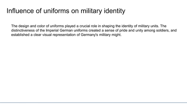Evolution of the Imperial German Uniform During World War I | PDF