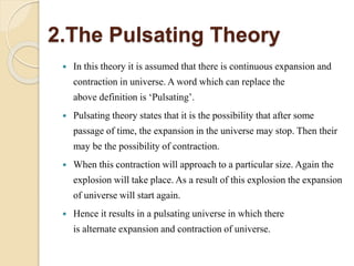 Evolution of universe - Geochemistry & Thermodynamics | PPTX
