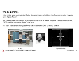 Evolution of unix environments and the road to faster deployments | PPT
