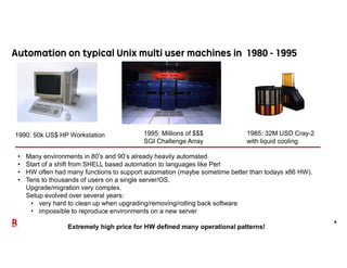 Evolution of unix environments and the road to faster deployments | PPT