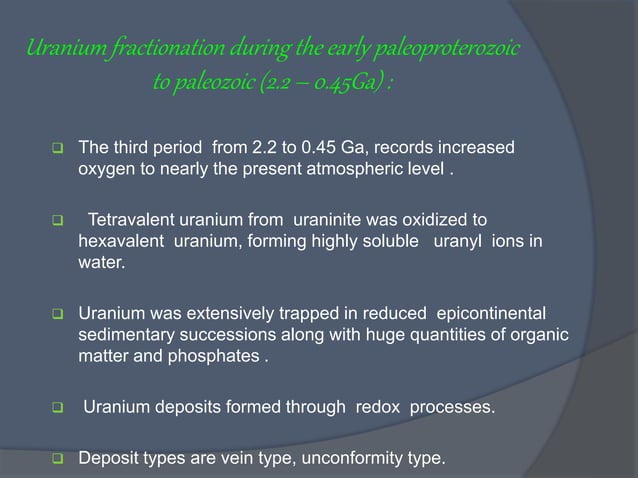 Evolution_of_uranium_fractionation_throu.pptx | Chemistry | Science