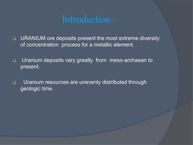 Evolution_of_uranium_fractionation_throu.pptx | Chemistry | Science
