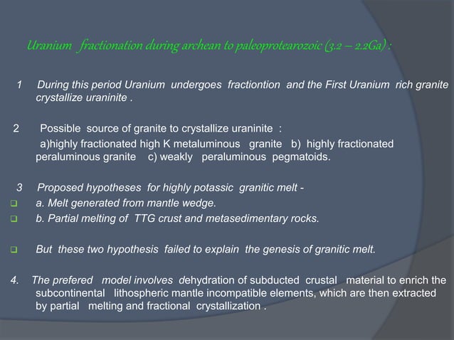 Evolution_of_uranium_fractionation_throu.pptx | Chemistry | Science