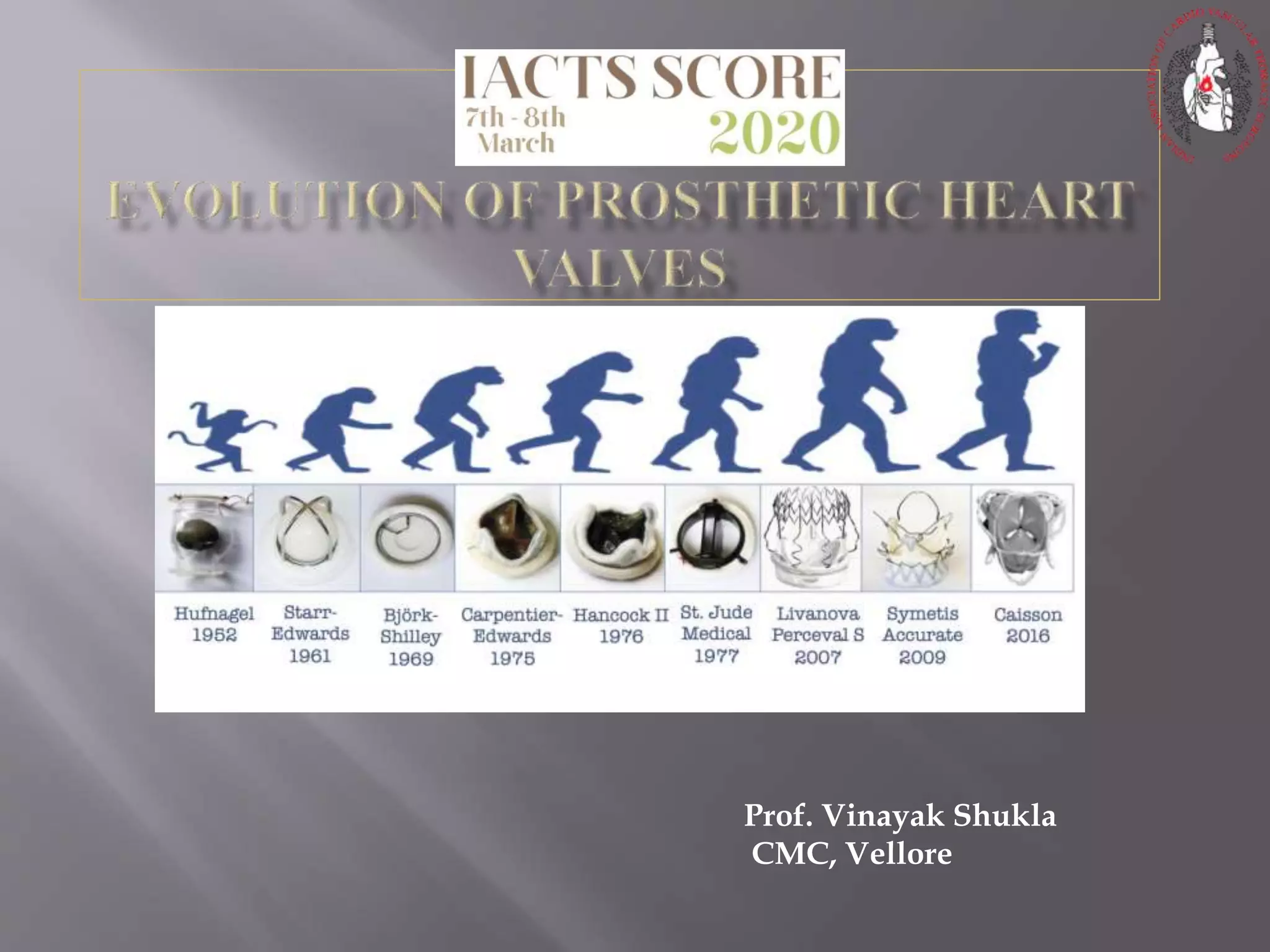 Evolution of valves, Identification & Key Features | IACTS SCORE 2020 | PPT