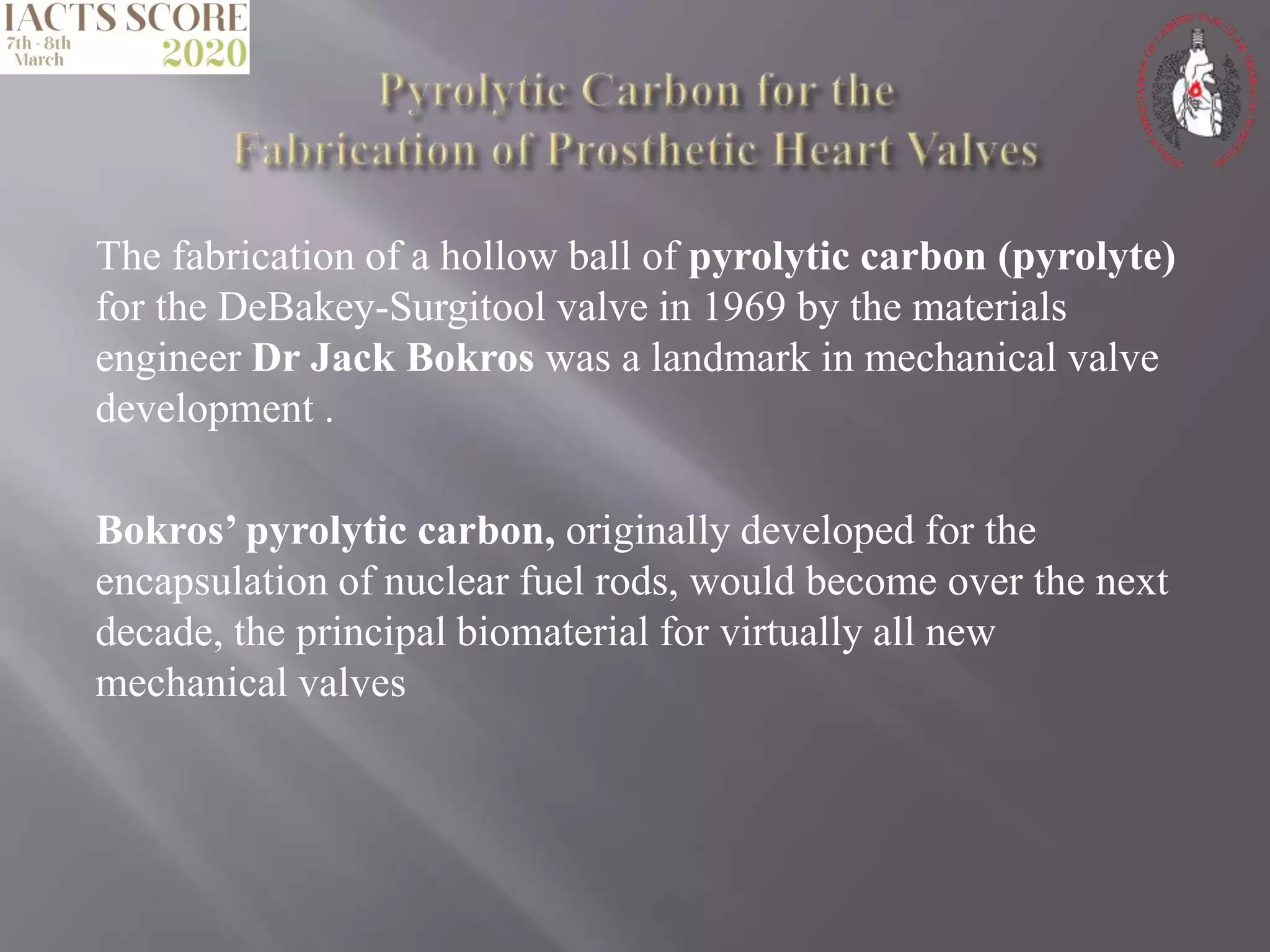 Evolution of valves, Identification & Key Features | IACTS SCORE 2020 | PPT