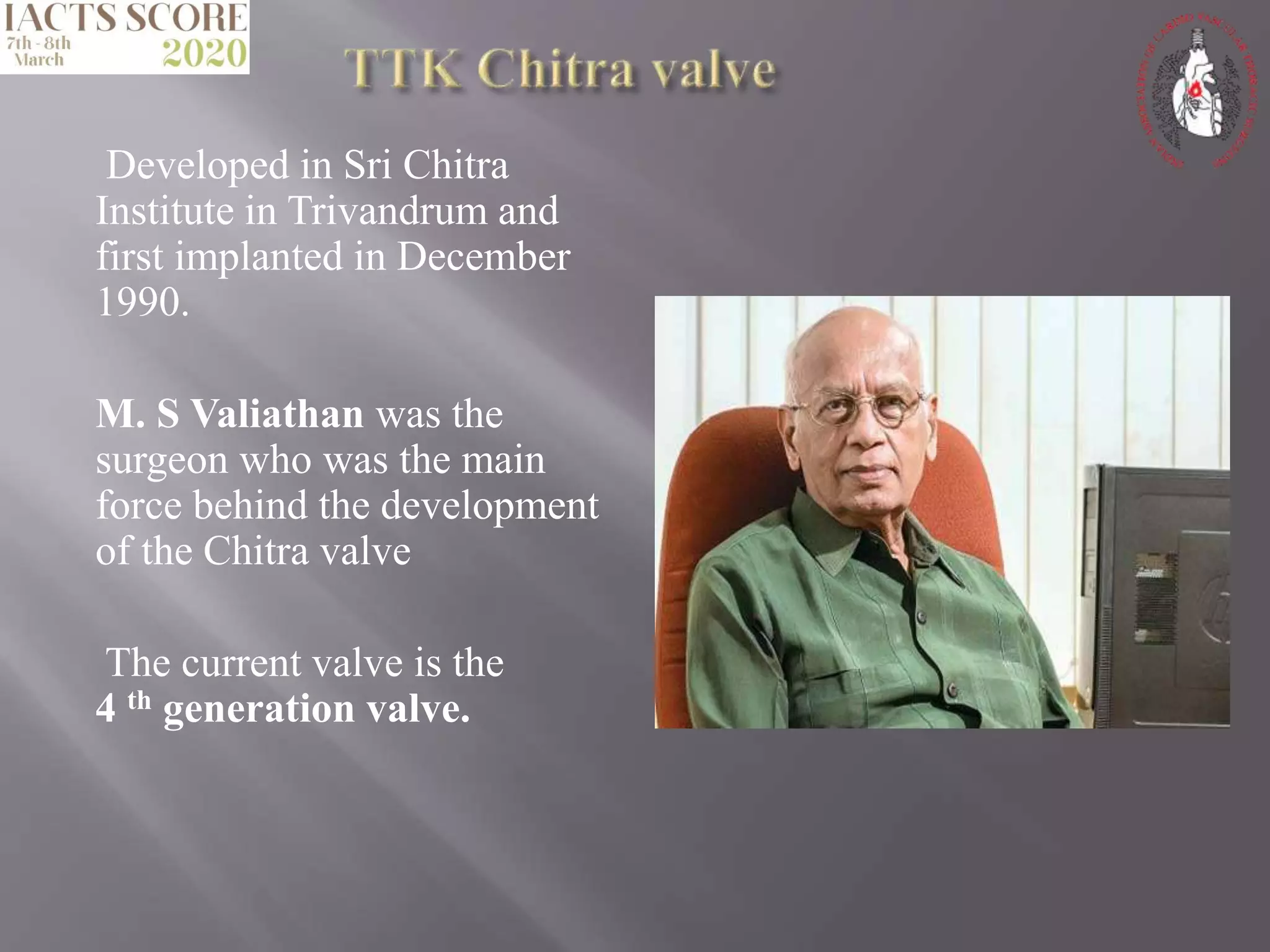 Evolution of valves, Identification & Key Features | IACTS SCORE 2020 | PPT