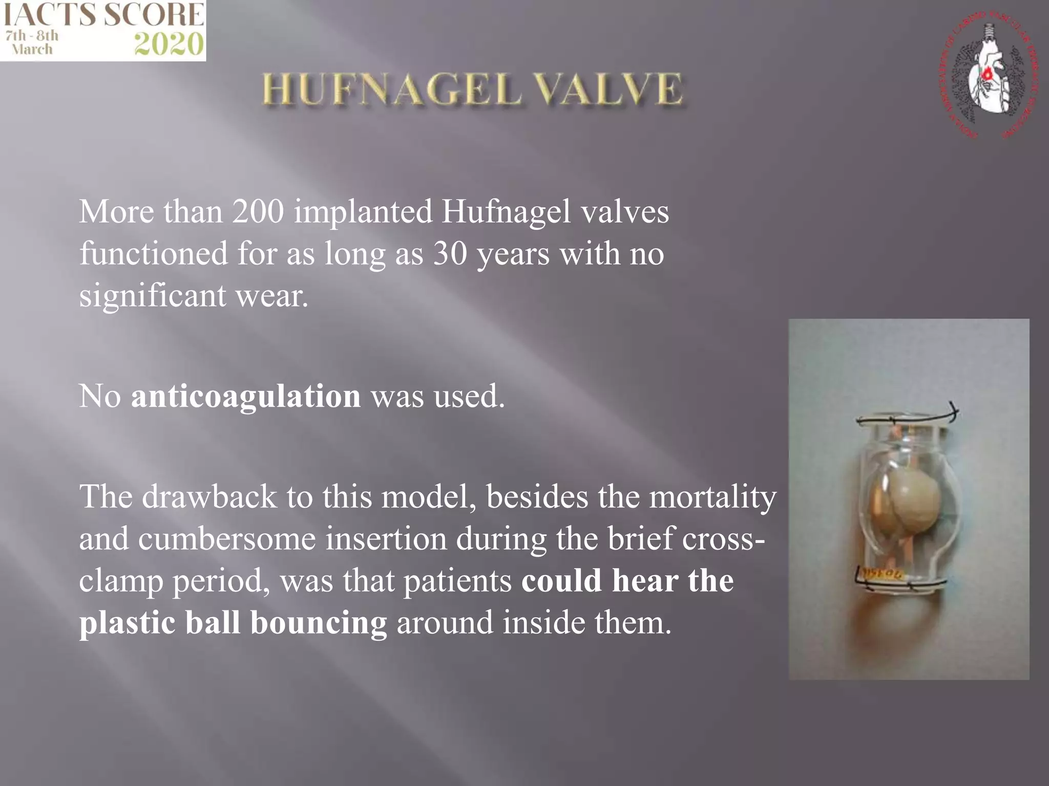 Evolution of valves, Identification & Key Features | IACTS SCORE 2020 | PPT