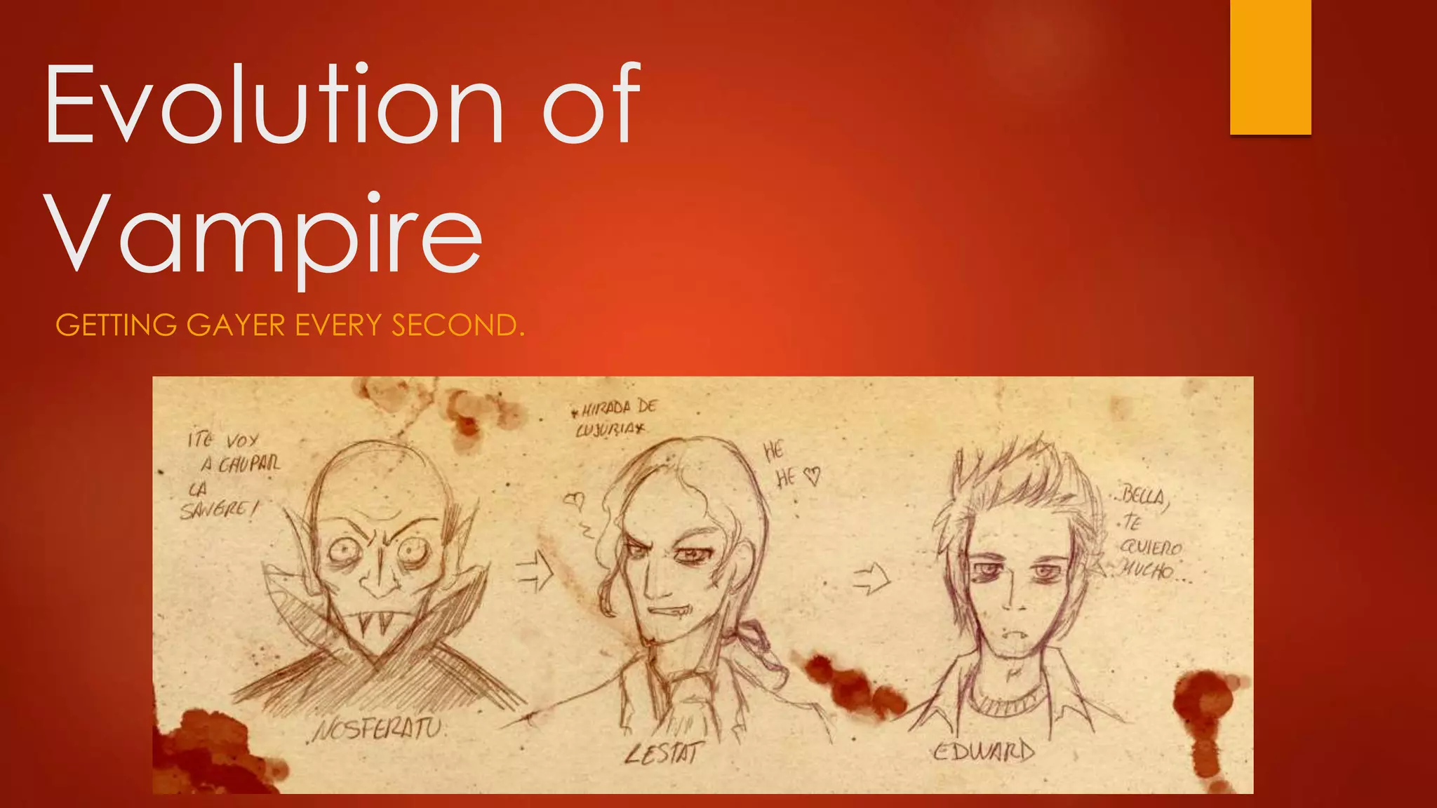 Evolution of vampire | PPTX