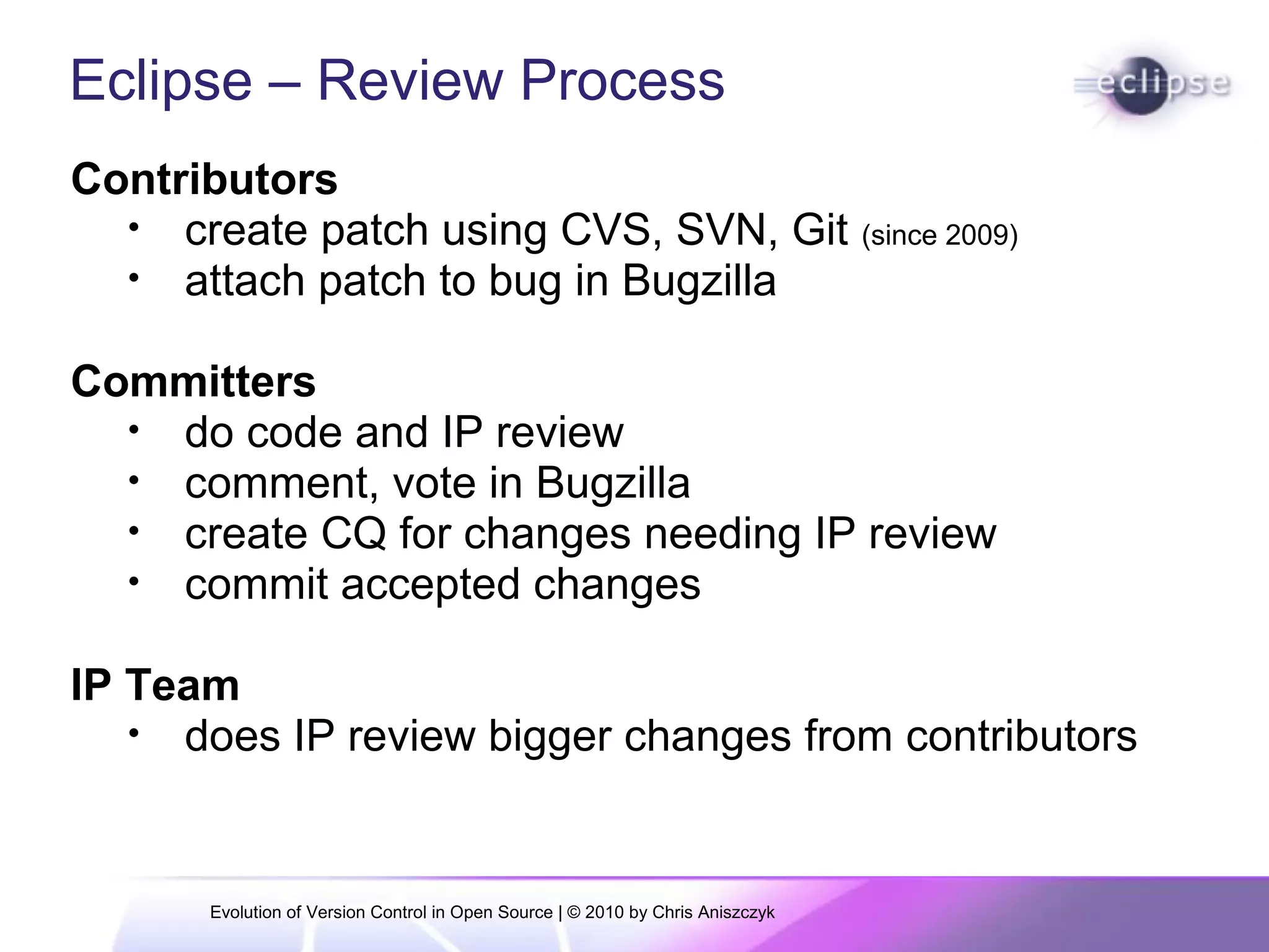 Evolution of Version Control In Open Source | ODP