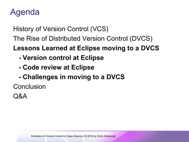 Evolution of Version Control In Open Source | ODP | Web Development | Internet