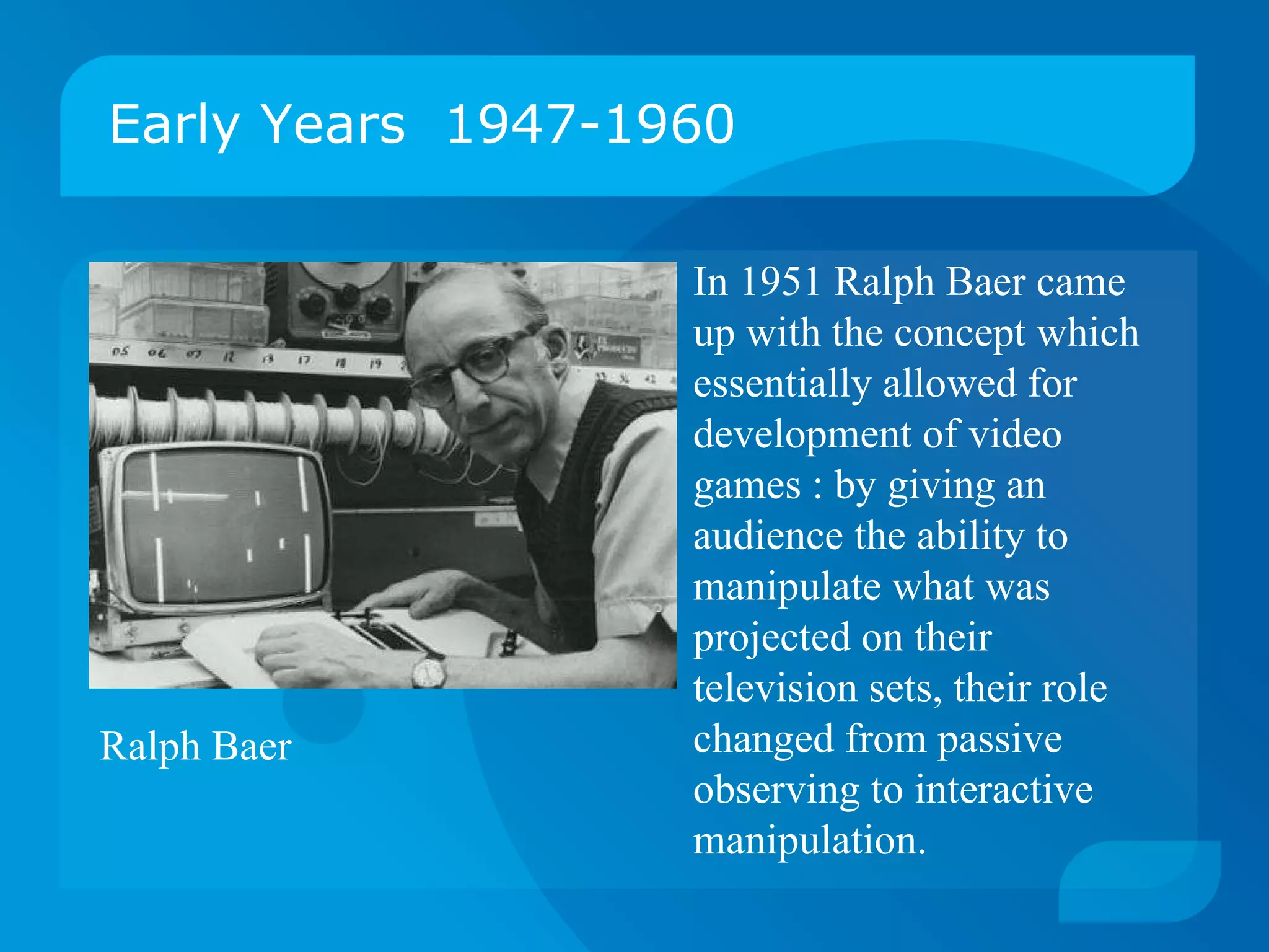 Evolution of video games | PPT