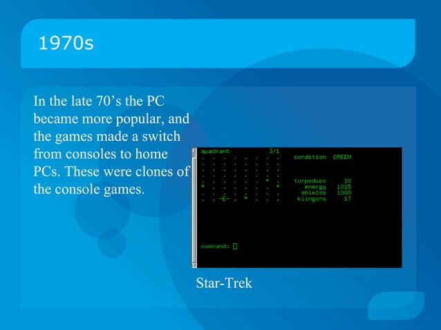 Evolution of video games | PPT