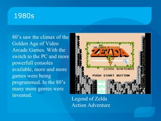 Evolution of video games | PPT