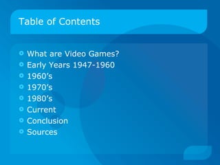 Evolution of video games | PPT