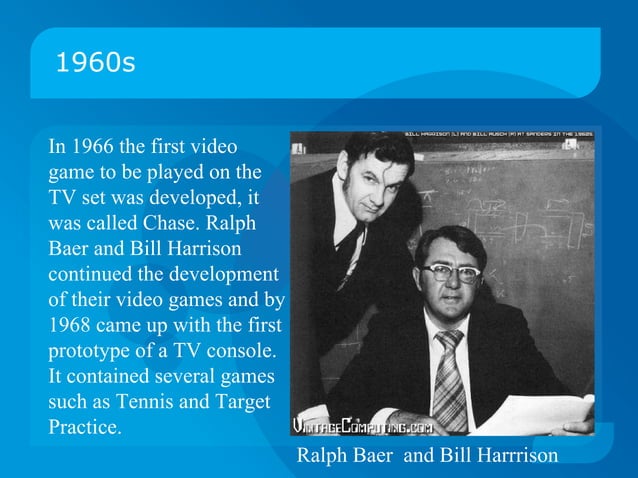 Evolution of video games | PPT