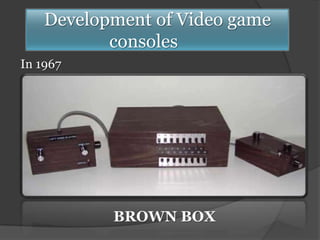 Evolution of video games speech | PPTX