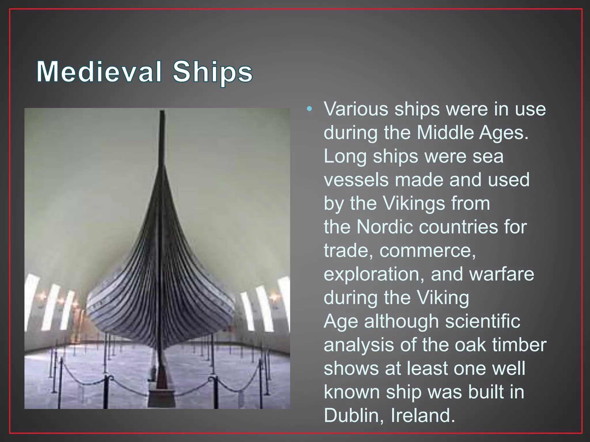 Evolution of Water Transport (From Ancient History to the Megaships of ...