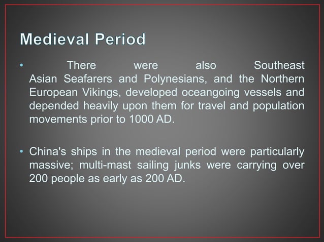 Evolution of Water Transport (From Ancient History to the Megaships of ...