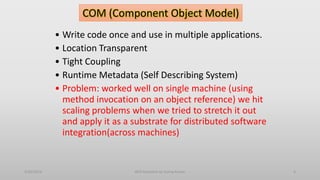 Evolution of wcf | PPTX