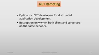 Evolution of wcf | PPTX