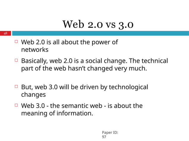 evolution of web : web 1 vs web 2 vs web 3 | PPT