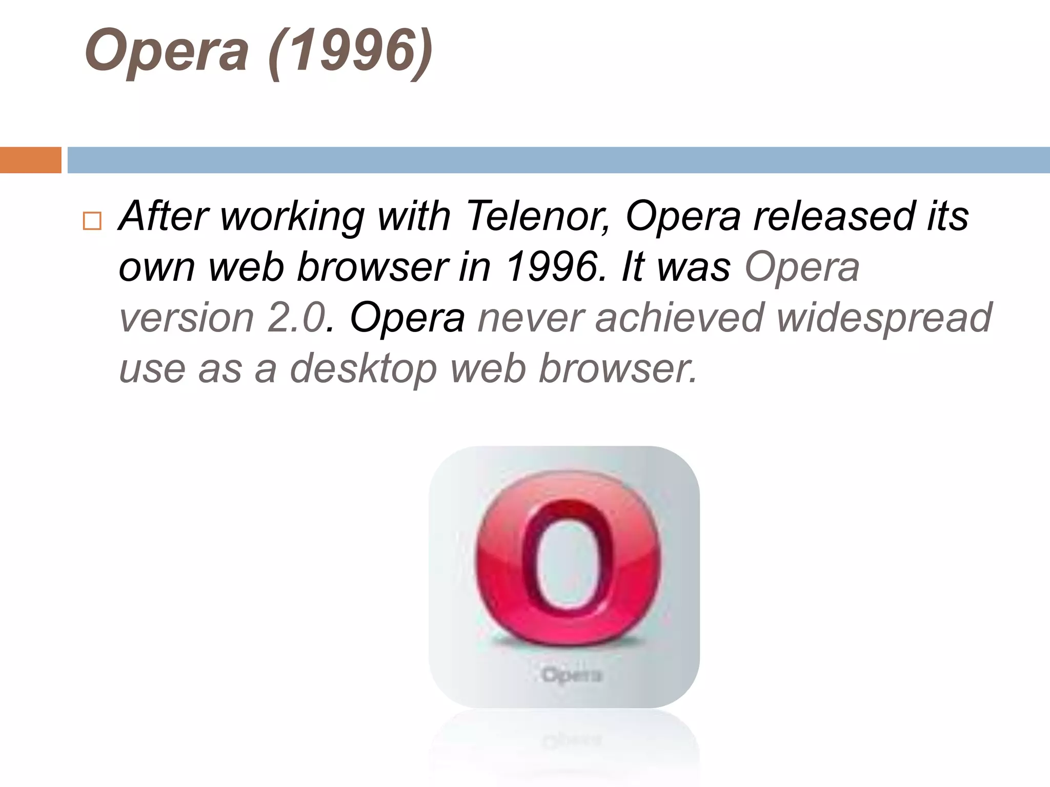 Evolution of web browsers ppt | PPTX