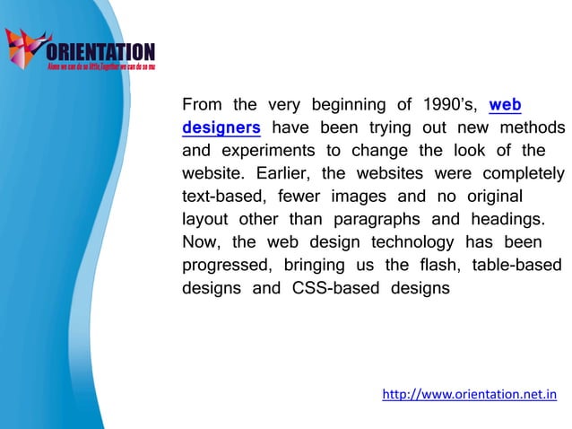 Evolution of web design | PDF | Web Development | Internet