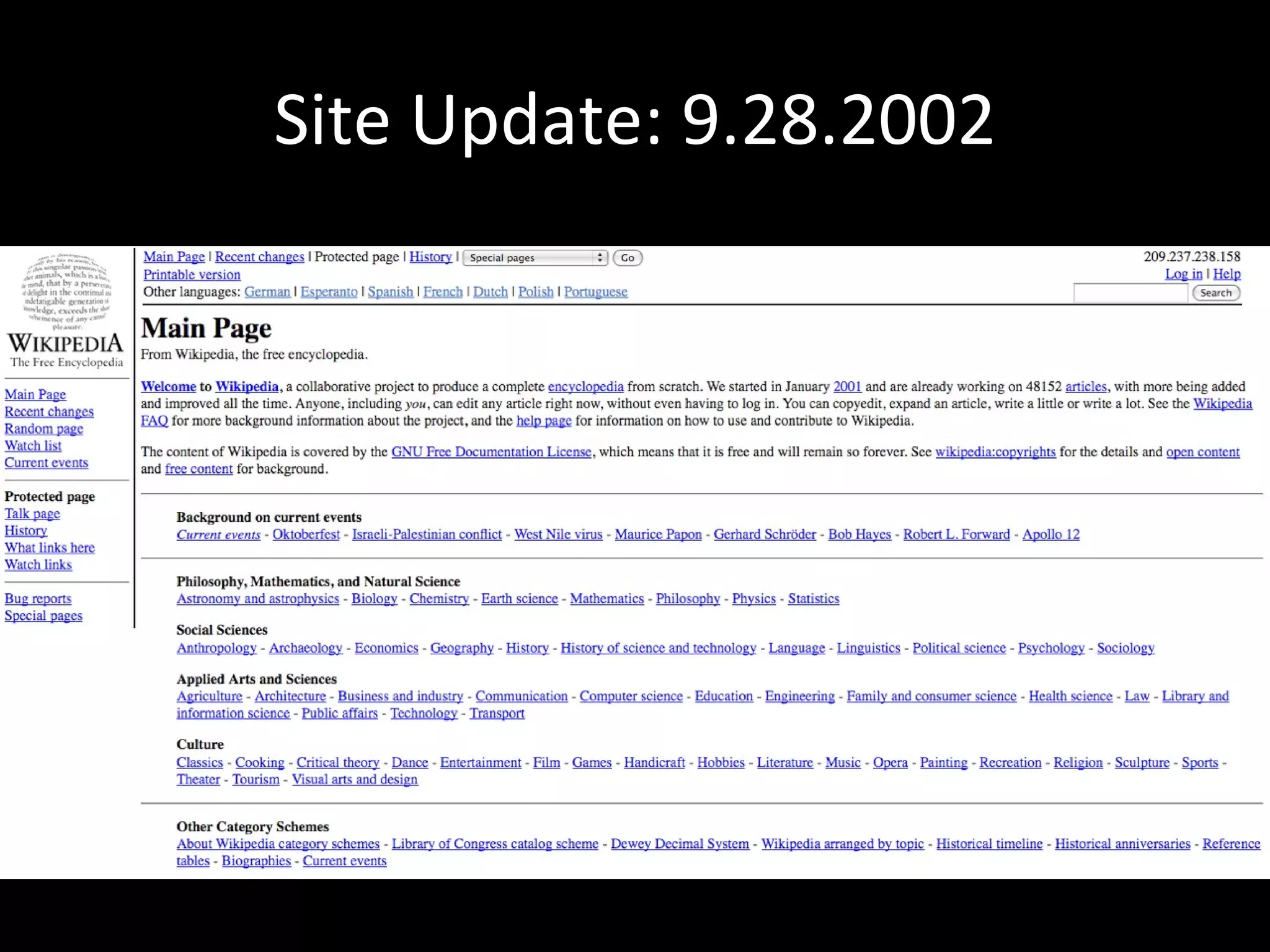 Evolution Of Wikipedia.Org Website | PPT