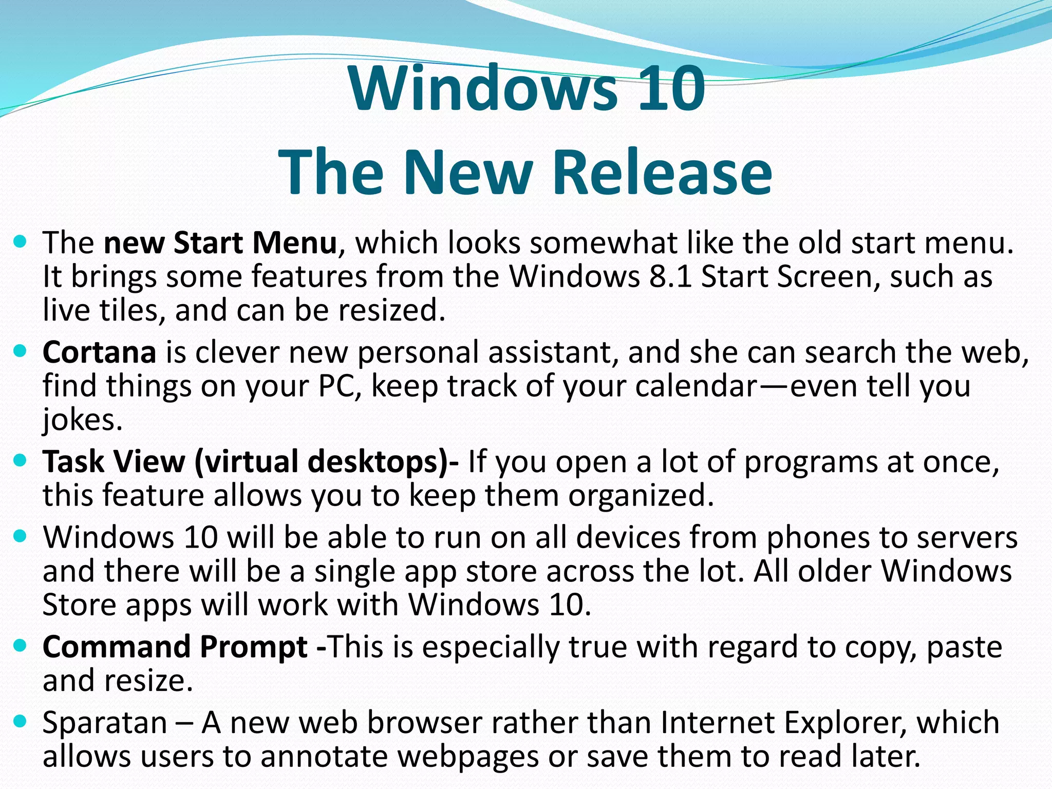 Evolution of windows | PPTX