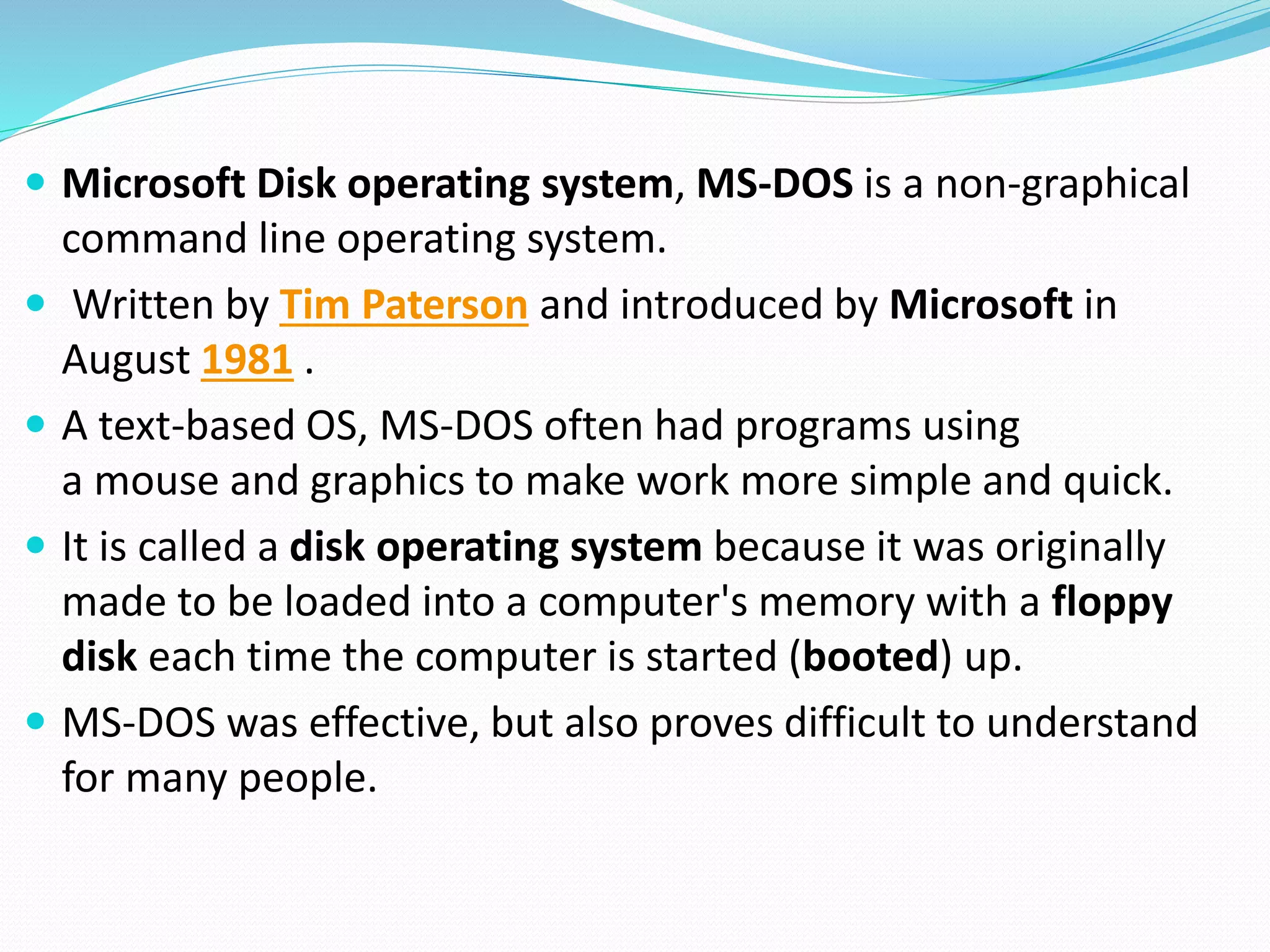 Evolution of windows | PPTX