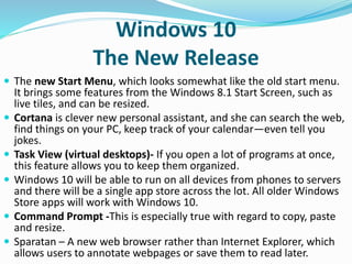 Evolution of windows | PPTX