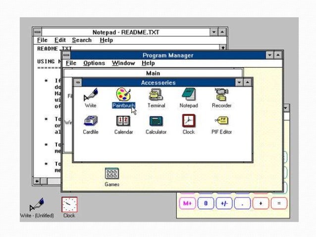 Evolution of windows
