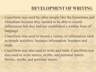 Evolution of Writing- Egyptians vs sumerians.pptx