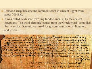 Evolution of Writing- Egyptians vs sumerians.pptx