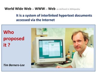 Evolution of www ppt | PPT