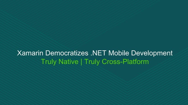 Evolution of Xamarin.Forms! | PPT