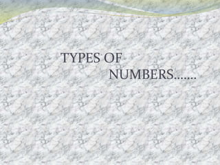 Evolution on number | PPTX