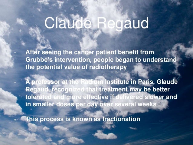 The Evolution Of Radiation Therapy