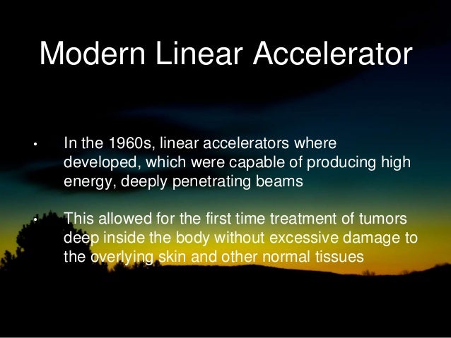 The Evolution Of Radiation Therapy