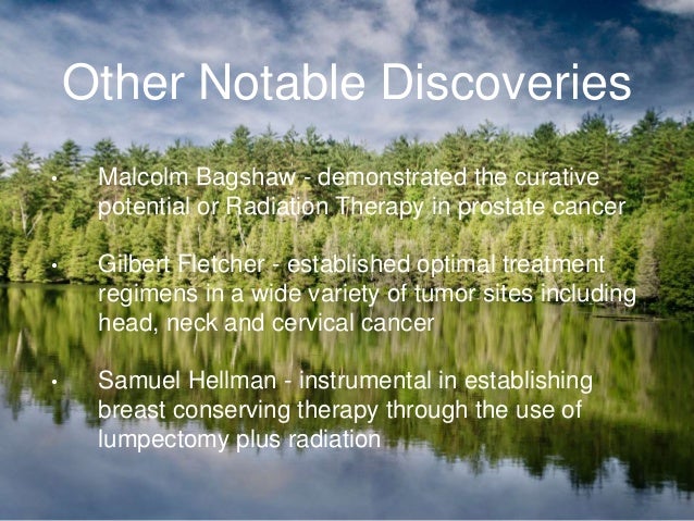 The Evolution Of Radiation Therapy