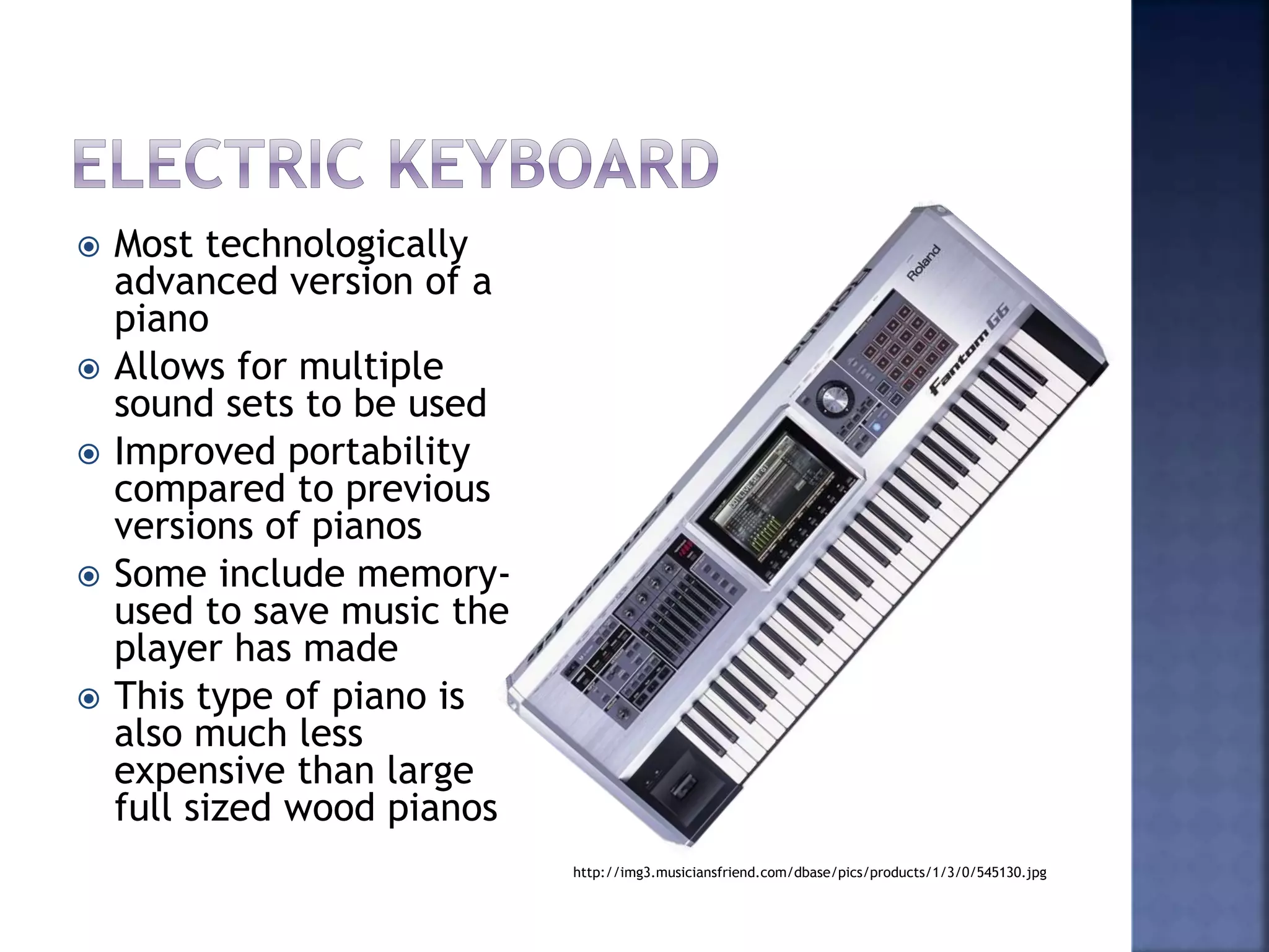 The Evolution of Piano | PPTX